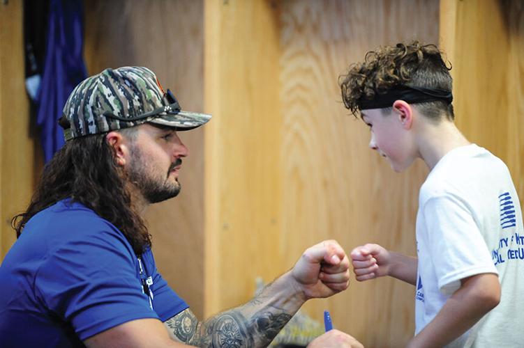 Kash Daniel holds youth football camp | Sports | paintsvilleherald.com