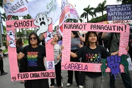 Thousands take to streets as Philippines protests flood control fraud ...