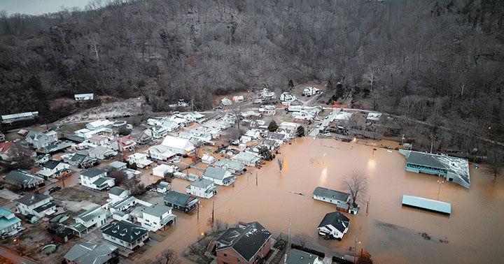 Highest recorded flood waters since 1984 come to Johnson County | News ...