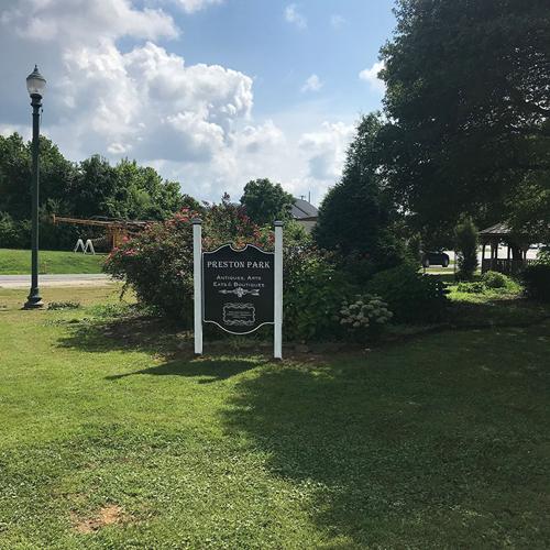 Sign installed at Preston Park | News | paintsvilleherald.com