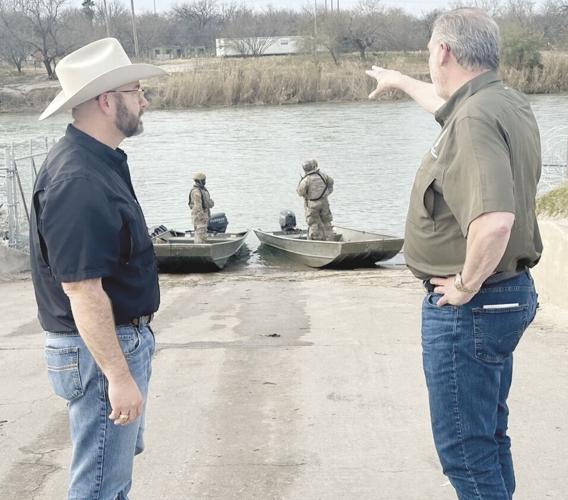 Rep. Cody Harris joins Governor Abbott at Eagle Pass | News ...