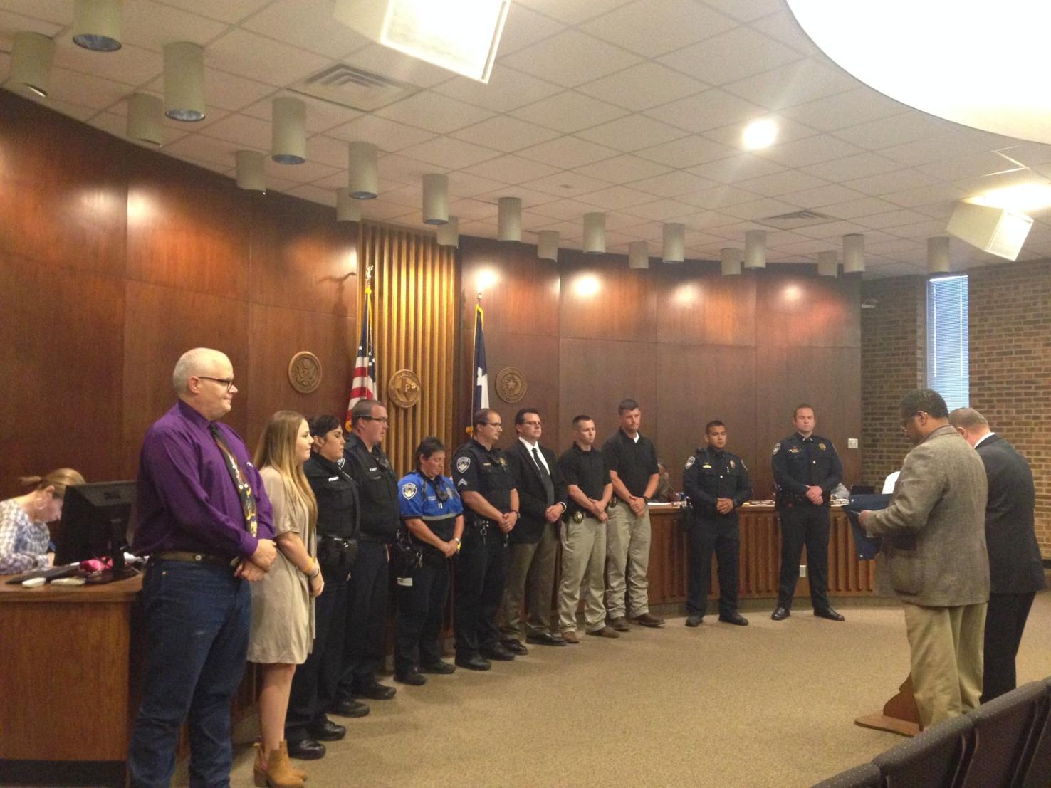 Officers honored for quick response, arrest of armed suspect | News ...