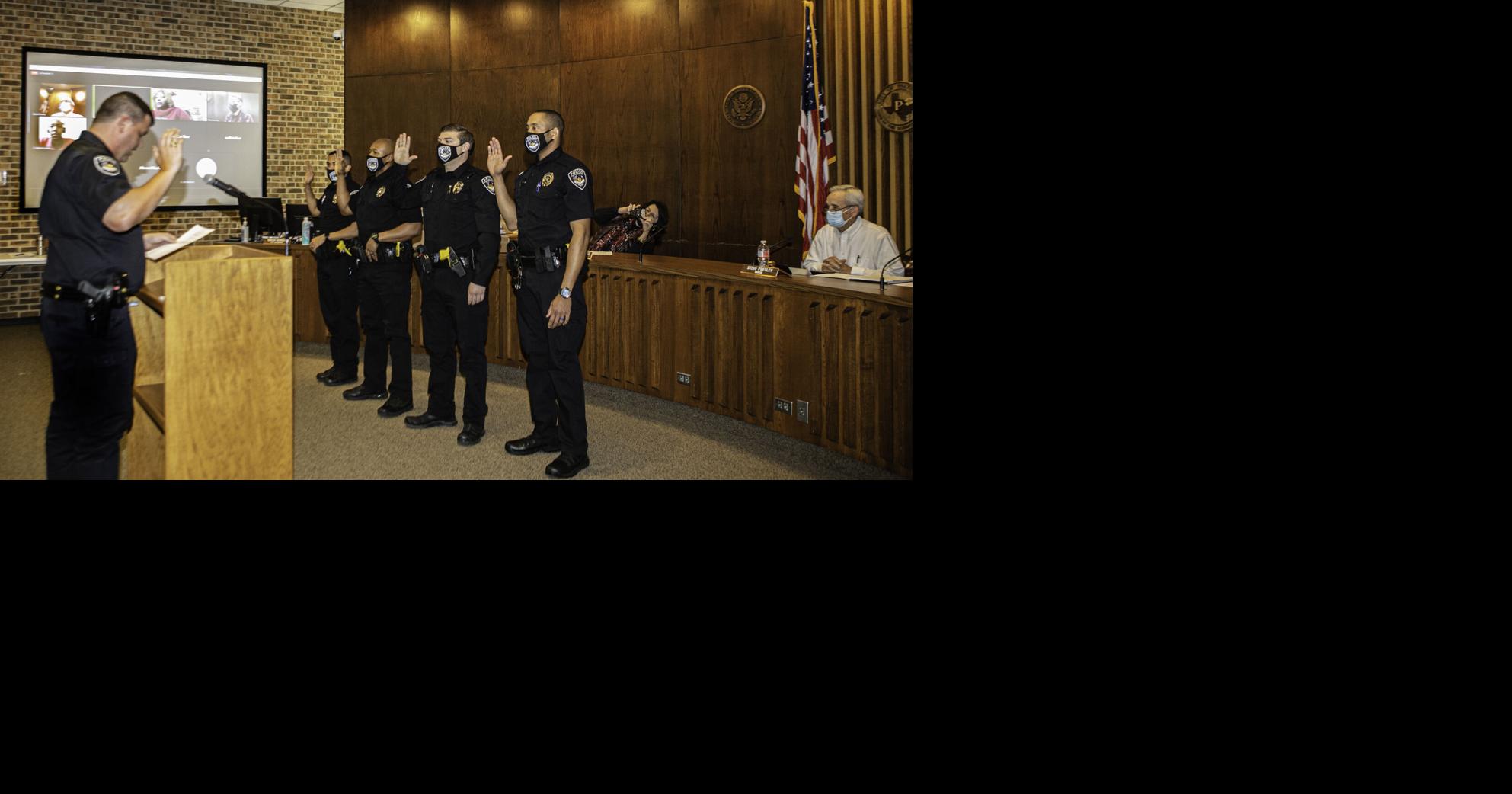 Palestine PD welcomes four new officers | News | palestineherald.com