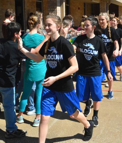 Sendoff to regionals for the Slocum girls basketball team | Sports ...
