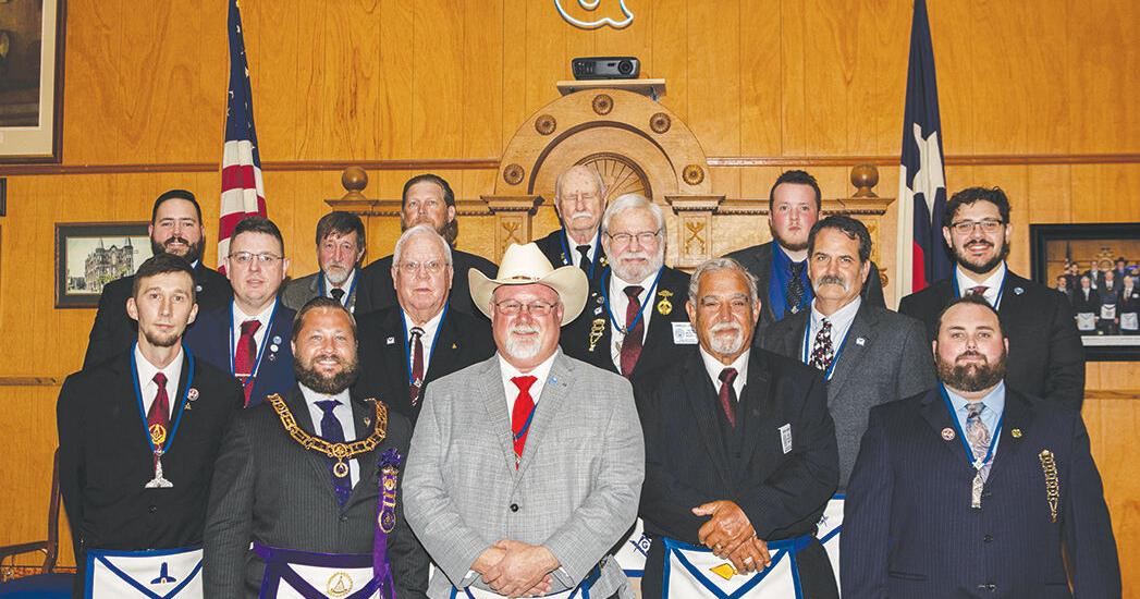 Palestine Masonic Lodge welcomes new officers | News | palestineherald.com