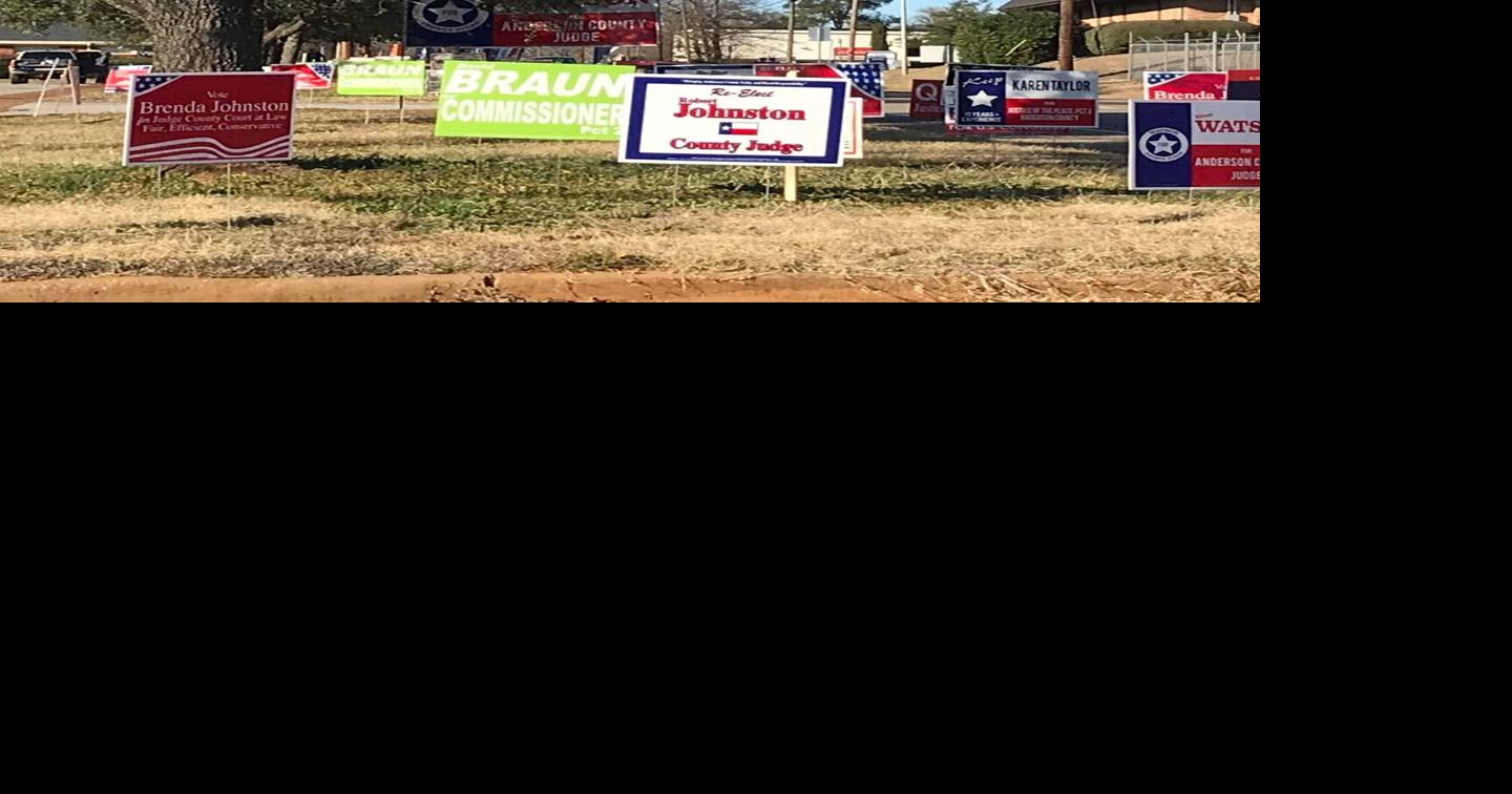 TxDOT to enforce political and campaign sign laws | News ...