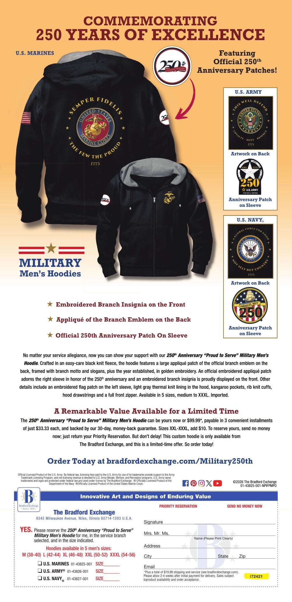 BRADFORD EXCHANGE - MIDWEST LISTS AND MEDIA - Ad from 2026-01-18