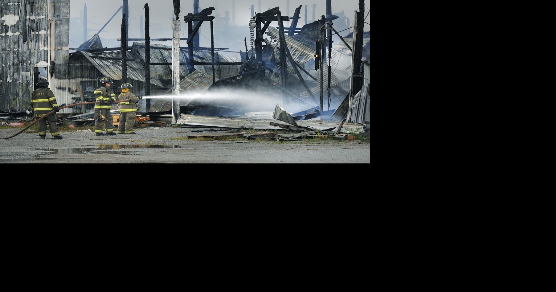 Fire destroys Tremont concrete business