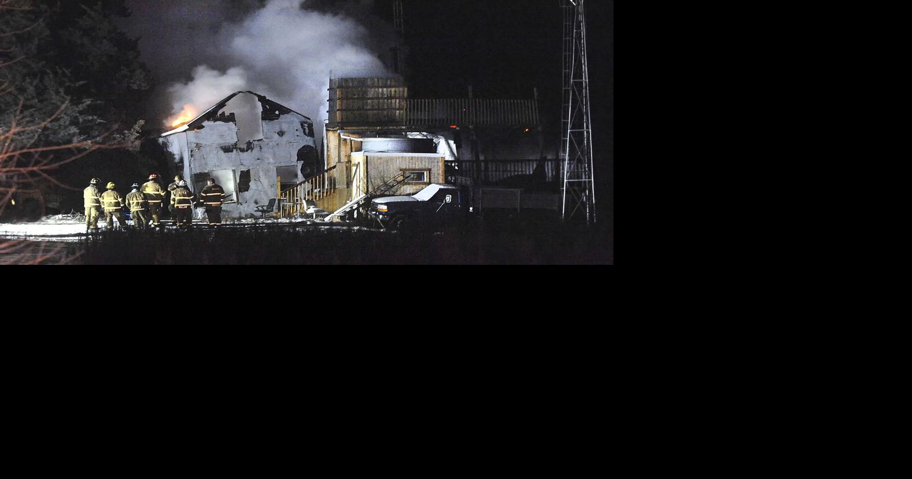 Fire destroys rural Heyworth house