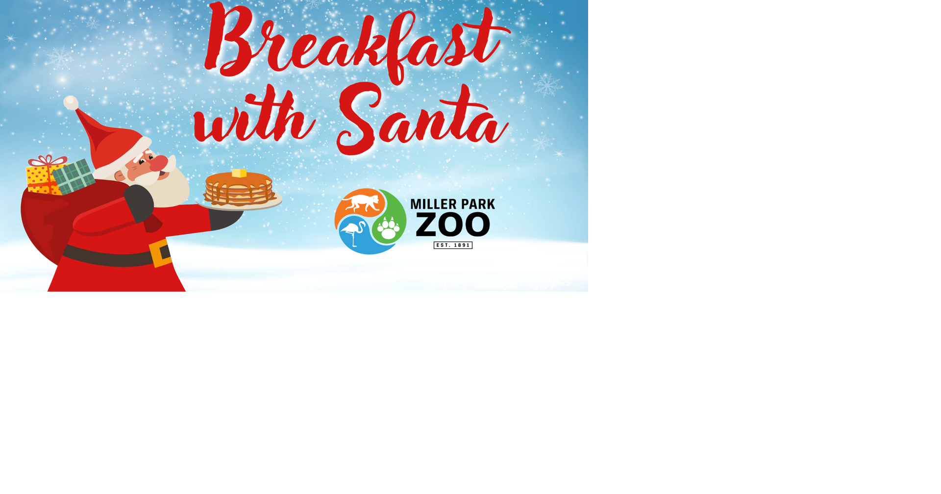 Breakfast with Santa returns to Miller Park Zoo next month