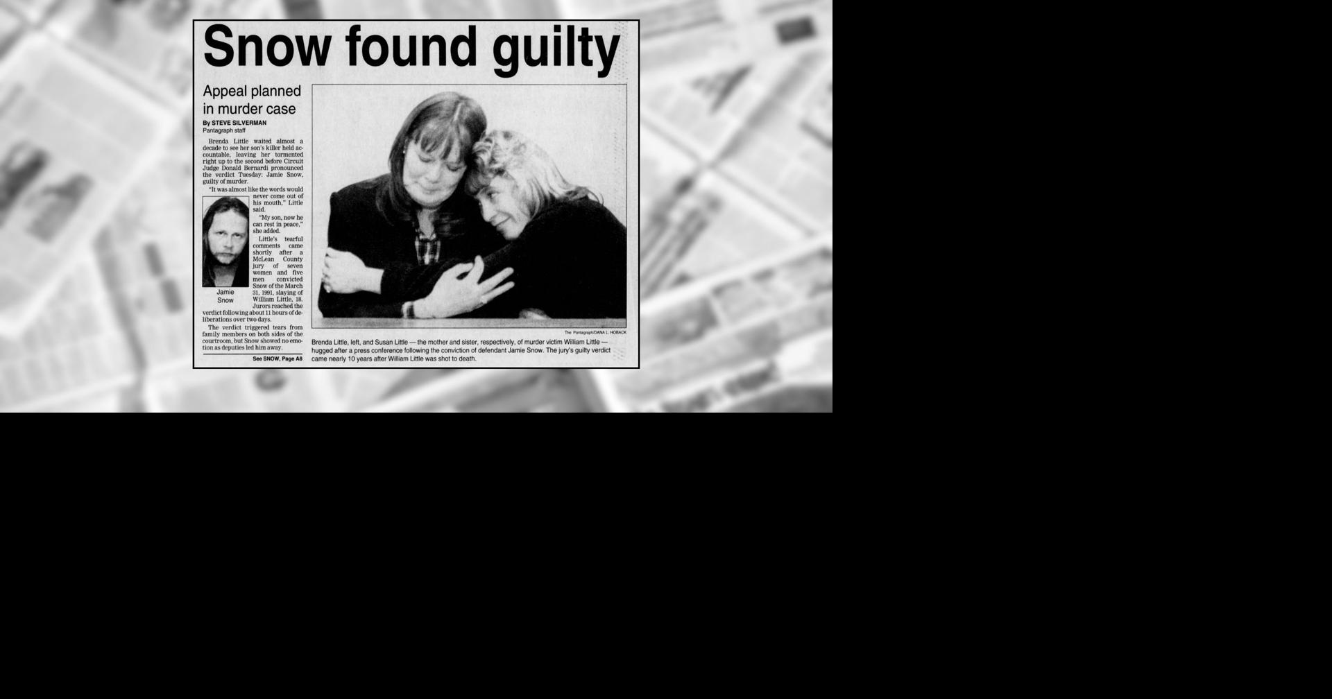25 years ago: Jamie Snow found guilty of William Little's murder