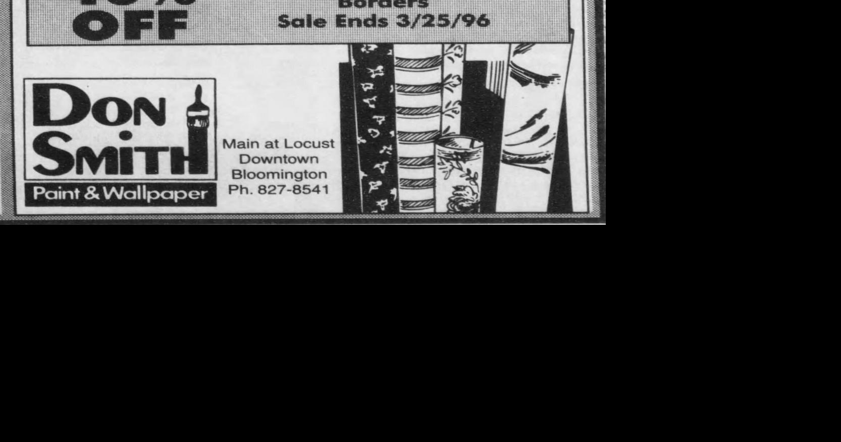 Don Smith Paint & Wallpaper - March 13, 1996
