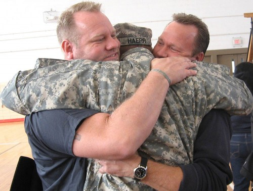 Soldiers lead by Eureka's Col. Haerr return to B-N