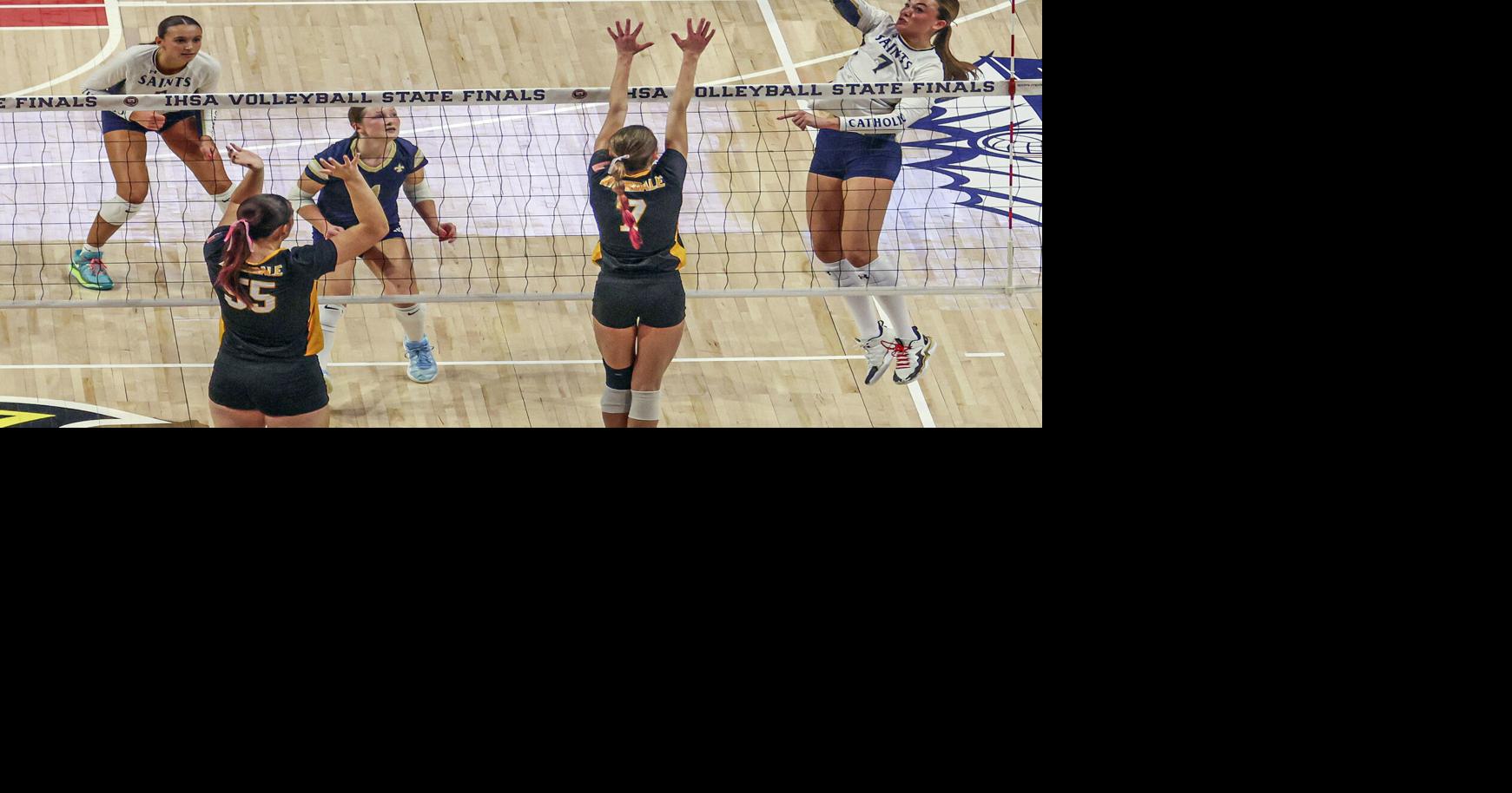 Central Catholic volleyball rolls into Class 2A state championship match