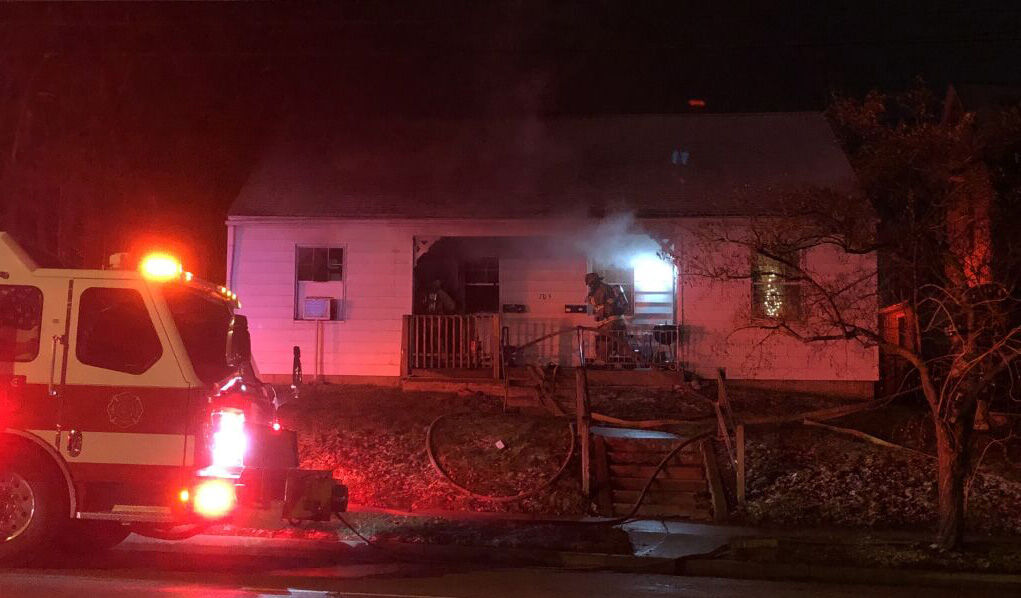 Crews battle Bloomington house fire