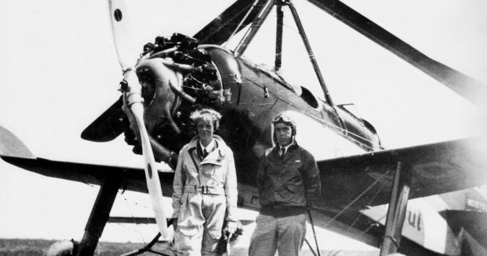 ‘Aviatrix’ Earhart twice flew through B-N area