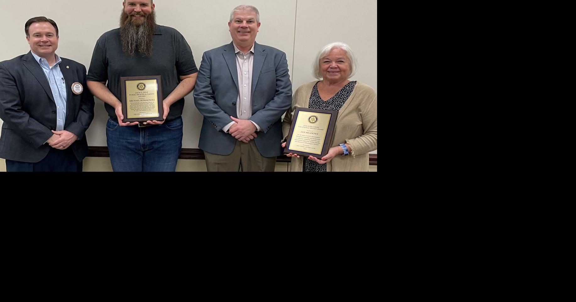 Normal Rotary Club honors two with service awards