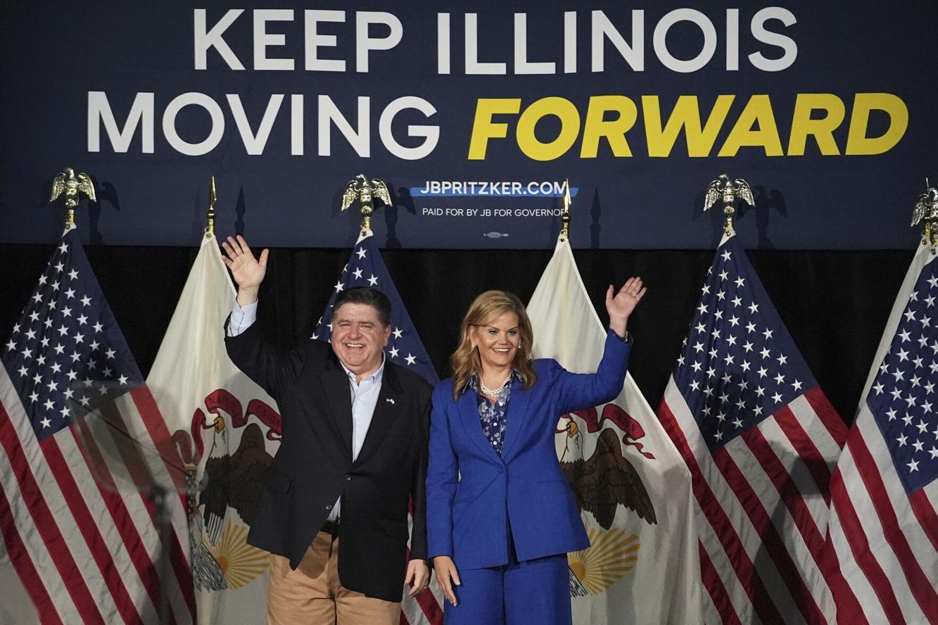 Pledging to 'keep Illinois moving forward,' Pritzker officially launches bid for third term