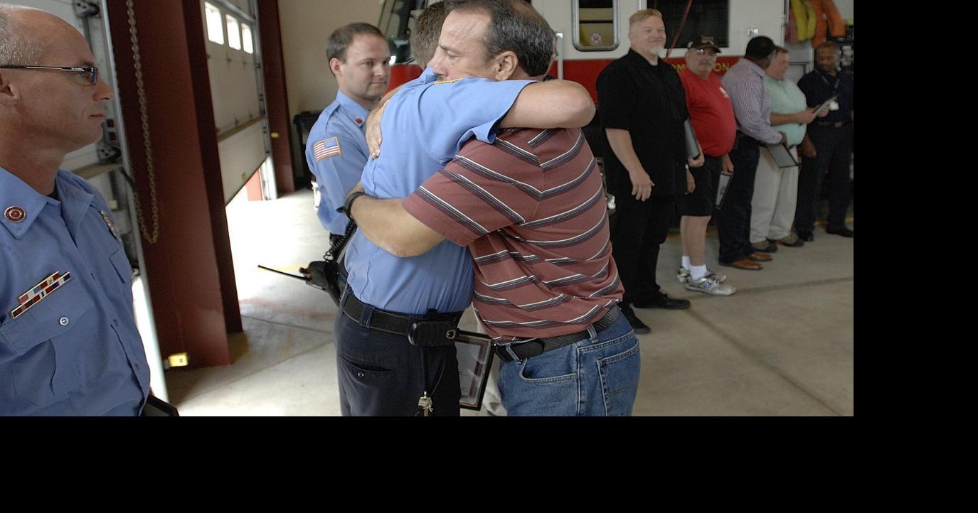 State Farm workers, firefighters honored for saving life