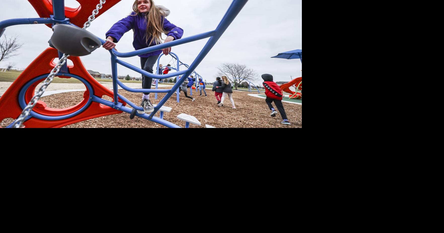 Normal playground updated to provide greater accessibility