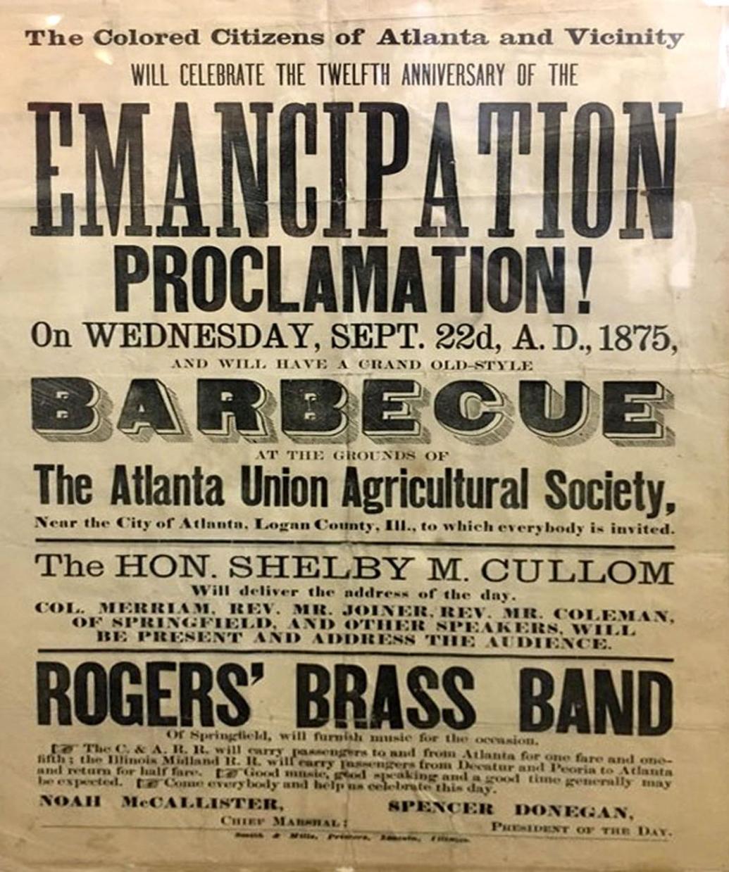 PFOP: Emancipation Day once black community’s July 4