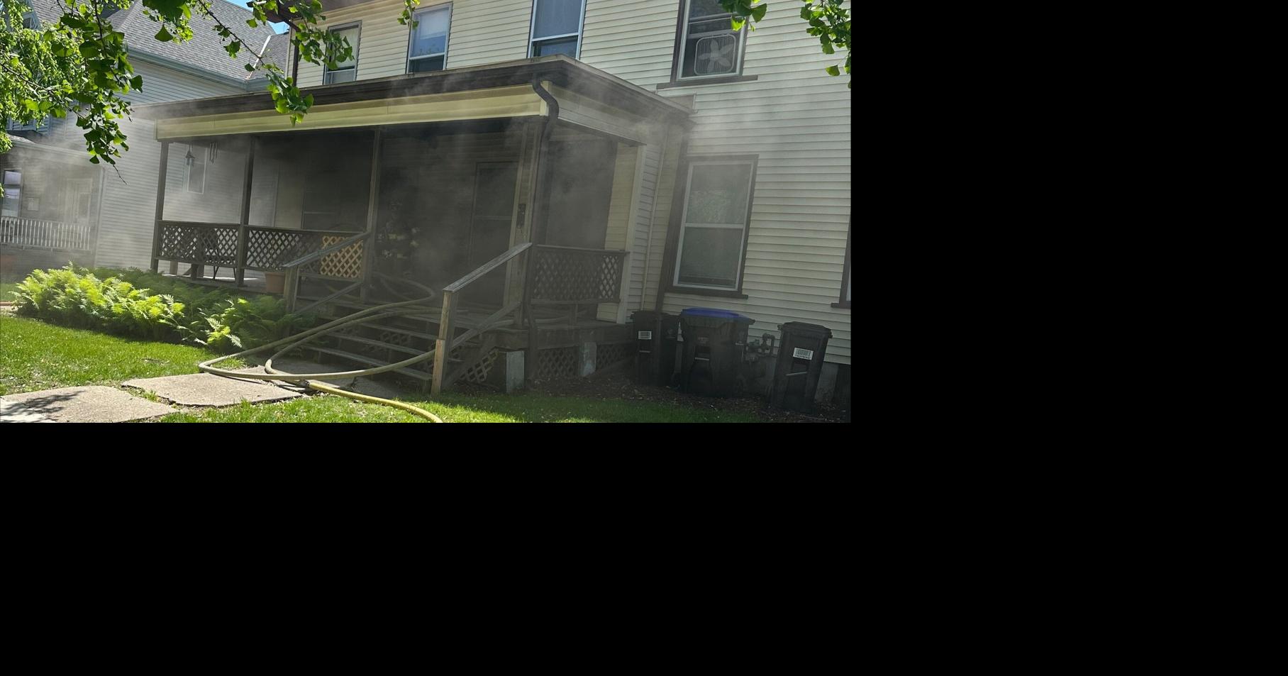 Firefighter treated, 2 residents displaced in Bloomington house fire