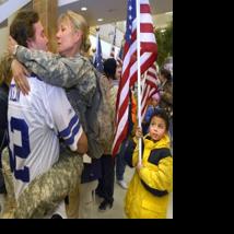 Family, friends welcome home Illinois soldiers