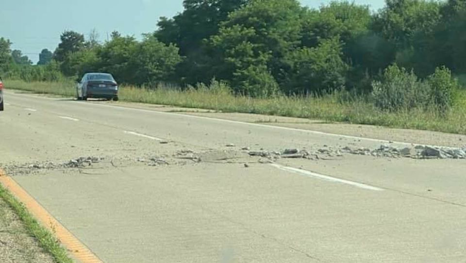 Heat wave brings buckled roads to Central Illinois