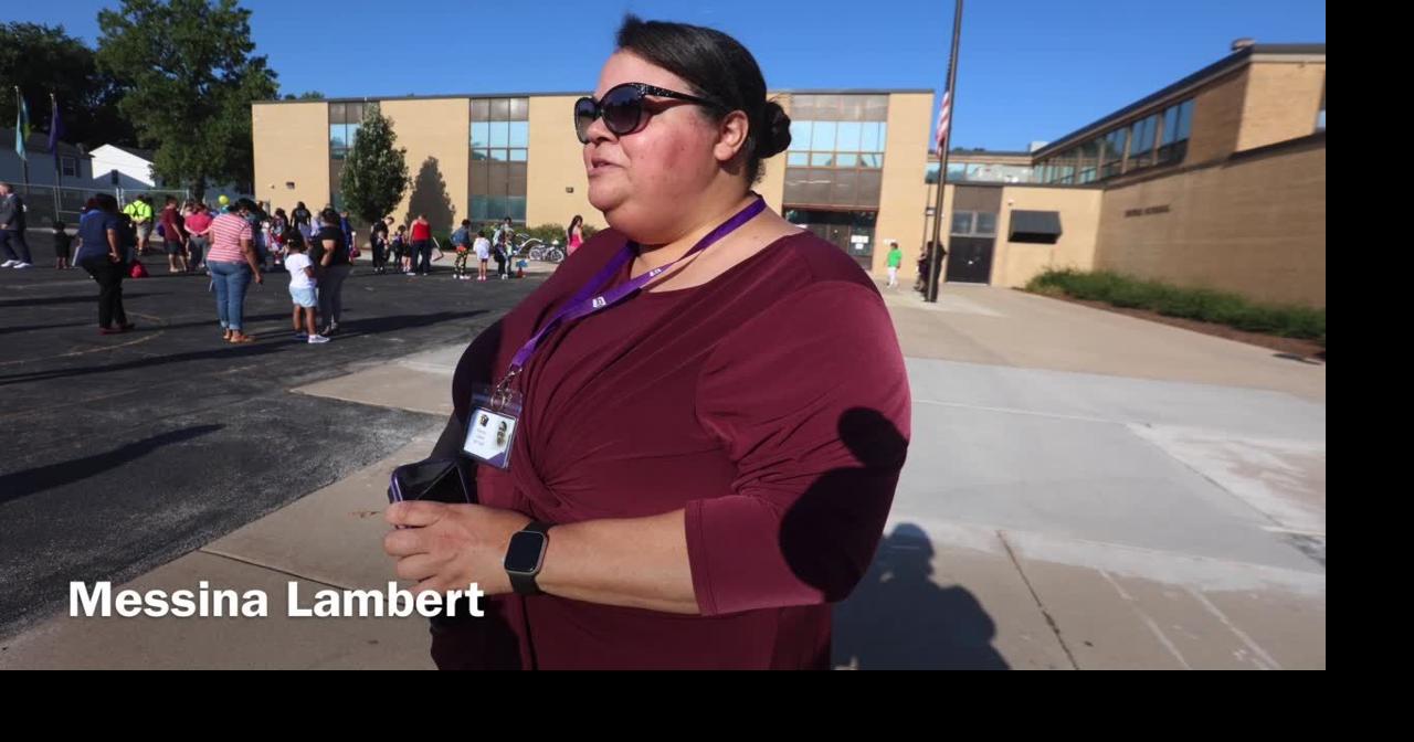 Principal Messina Lambert talks about the first day of school at Irving ...