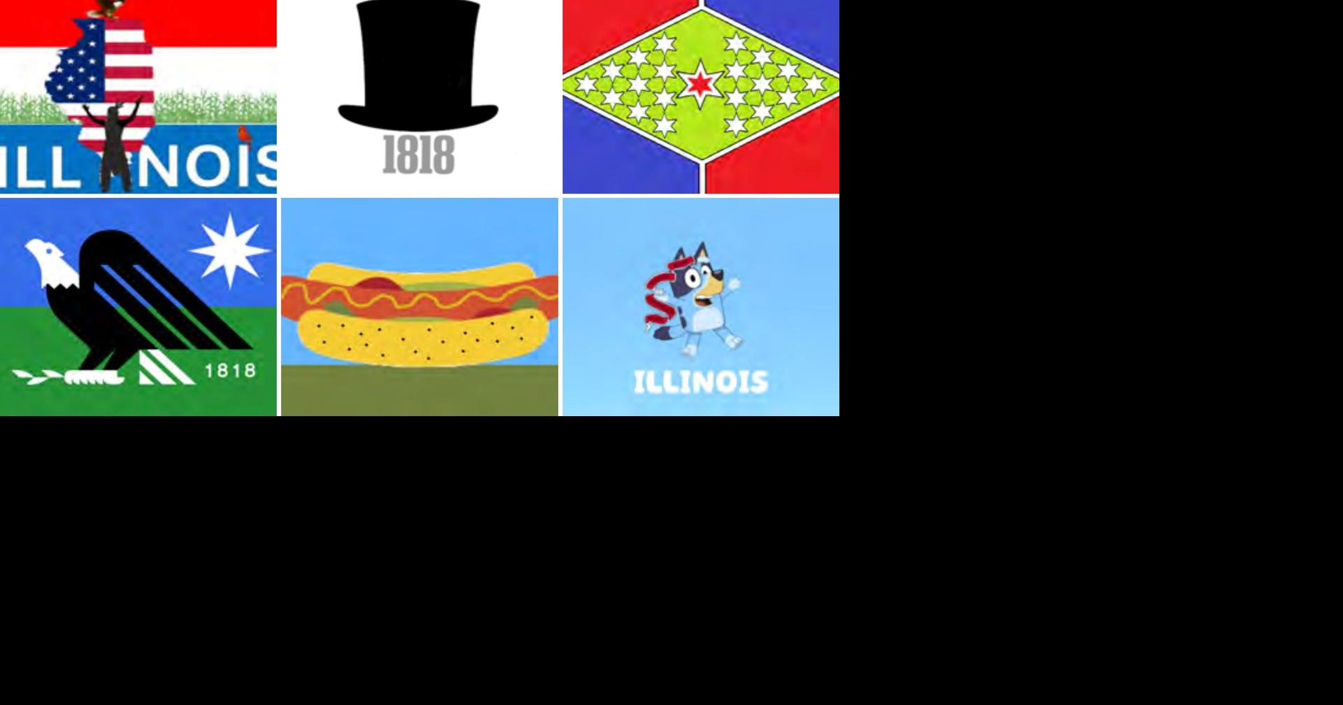 See The 4800 Rejected Designs For Illinois New State Flag 