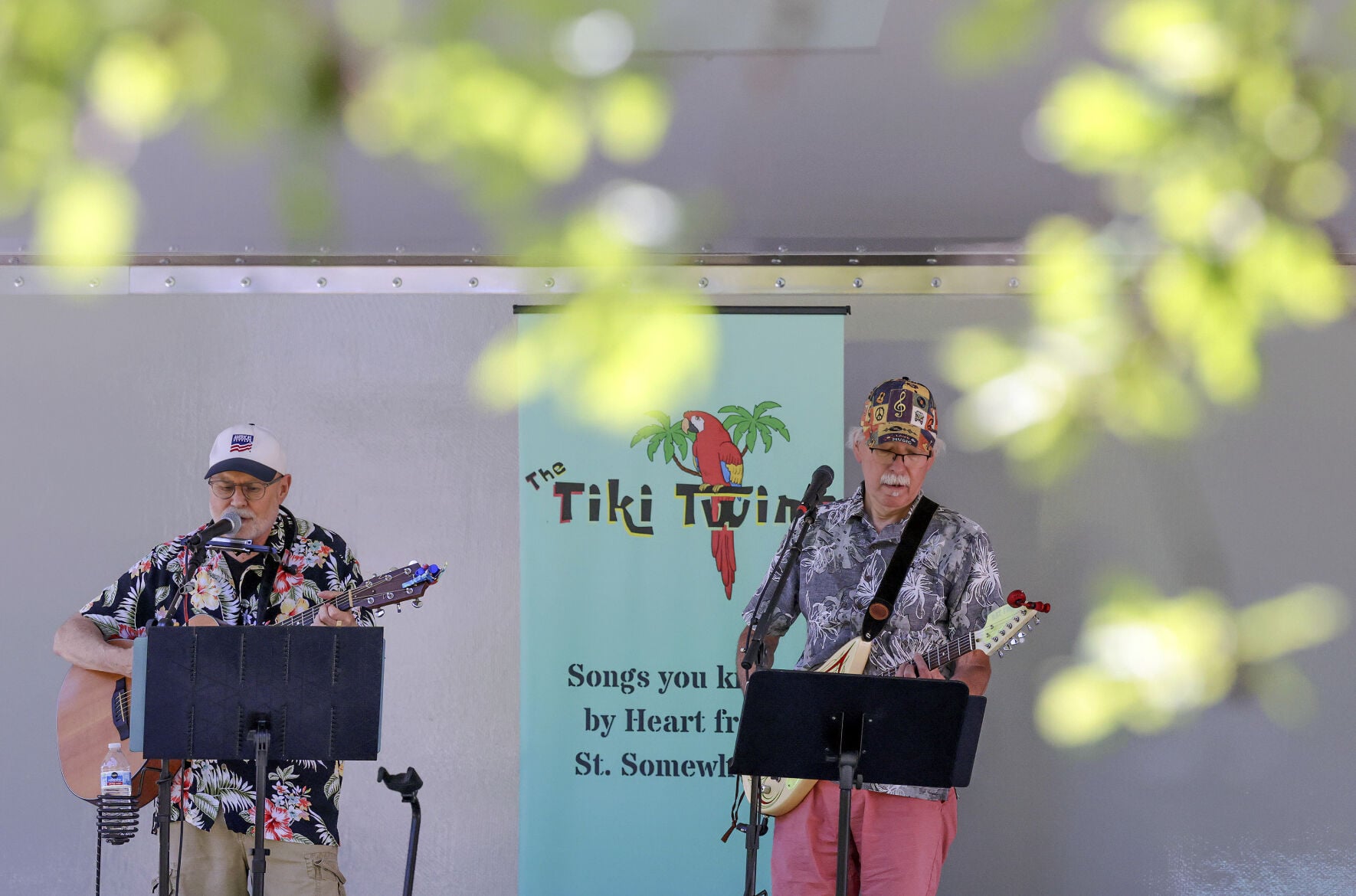 Photos: Tiki Twins launch lunchtime concert series at Withers Park