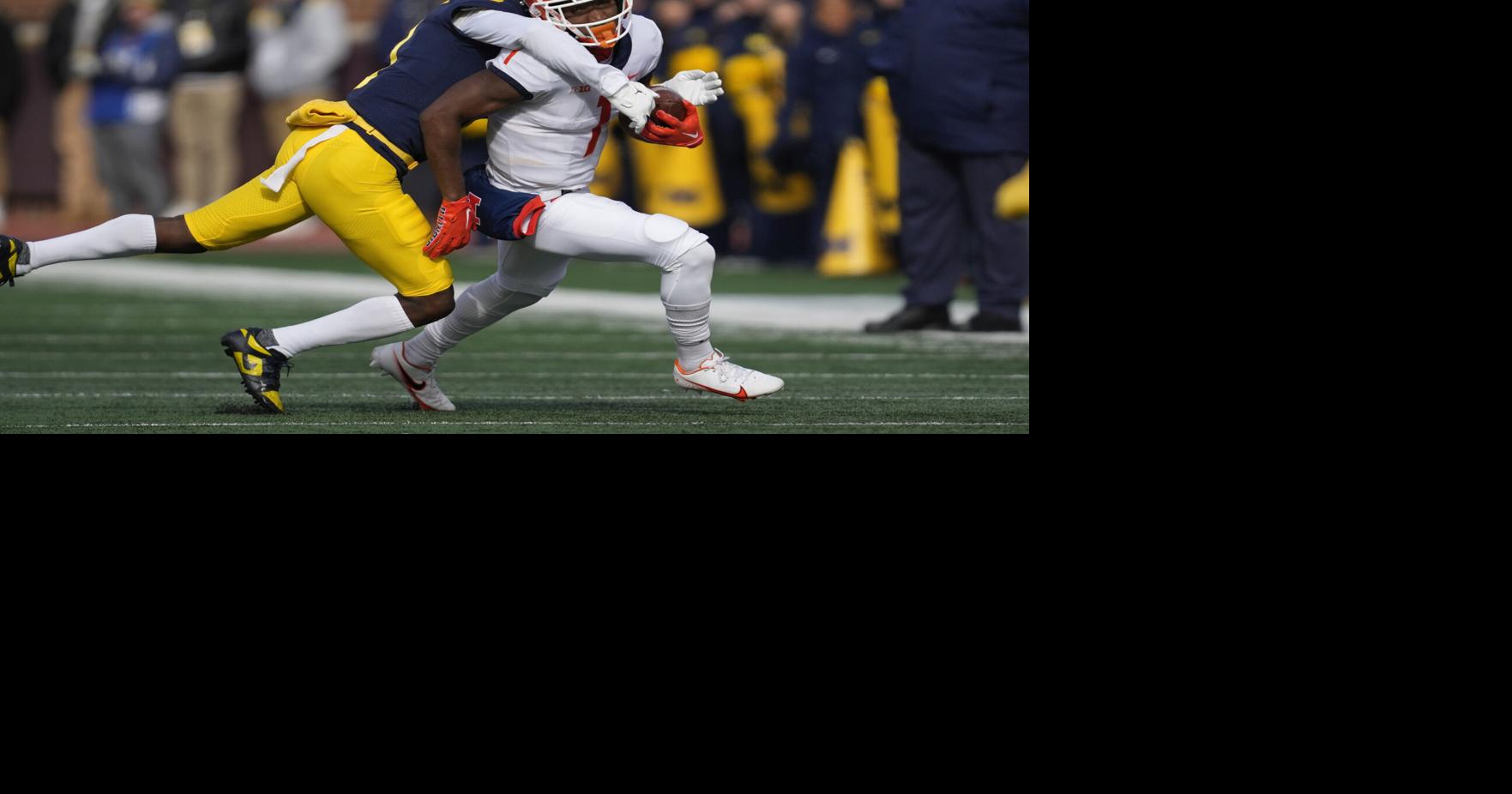 Late field goal sinks Illinois' upset hopes at No. 3 Michigan