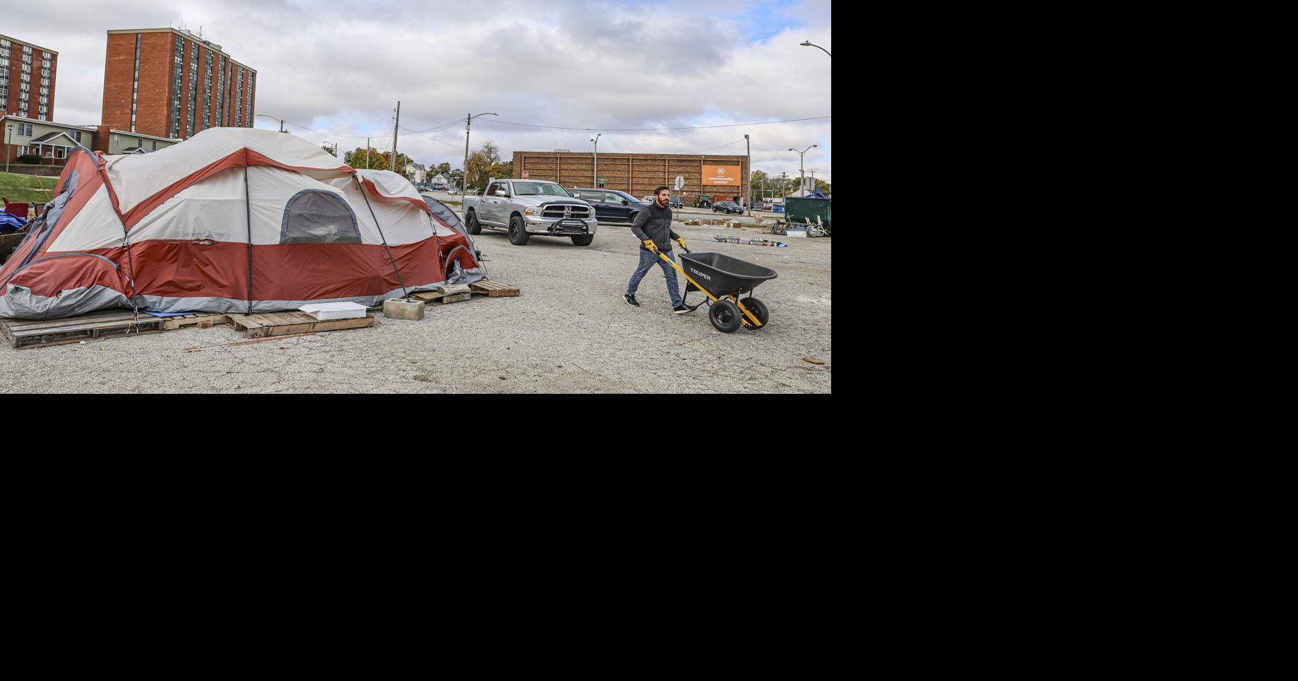 Homeless camp cleared, Salvation Army accepts overnight stay