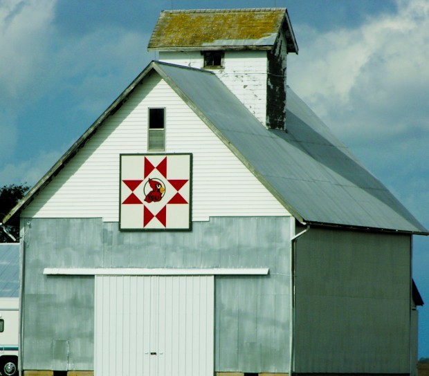 Barn quilt squares are fine art by design