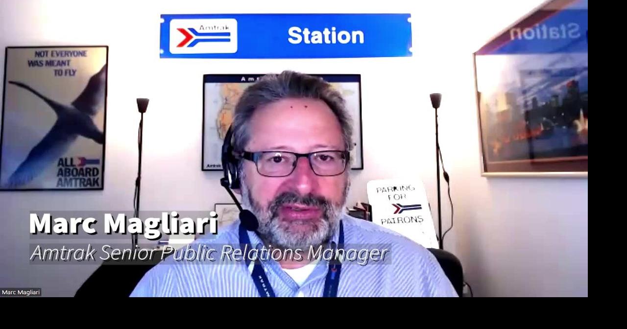 Video: Amtrak Senior Public Relations Manager Marc Magliari gives ...
