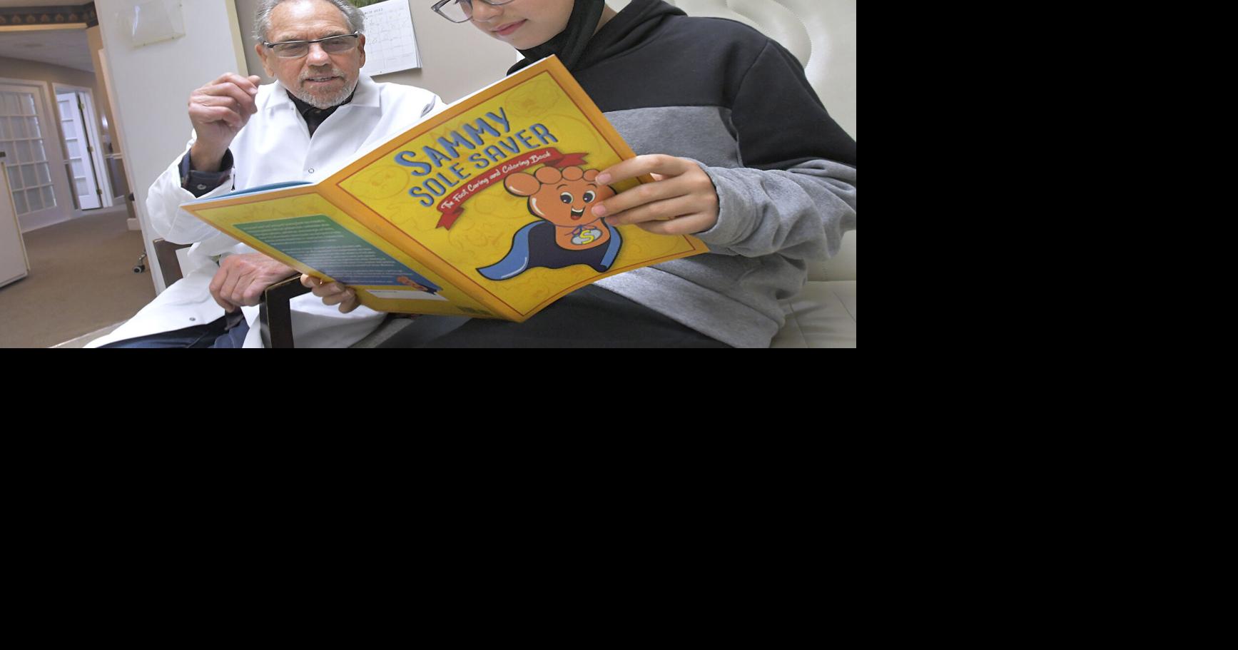A coloring book about feet? Central Illinois podiatrist hopes to help kids