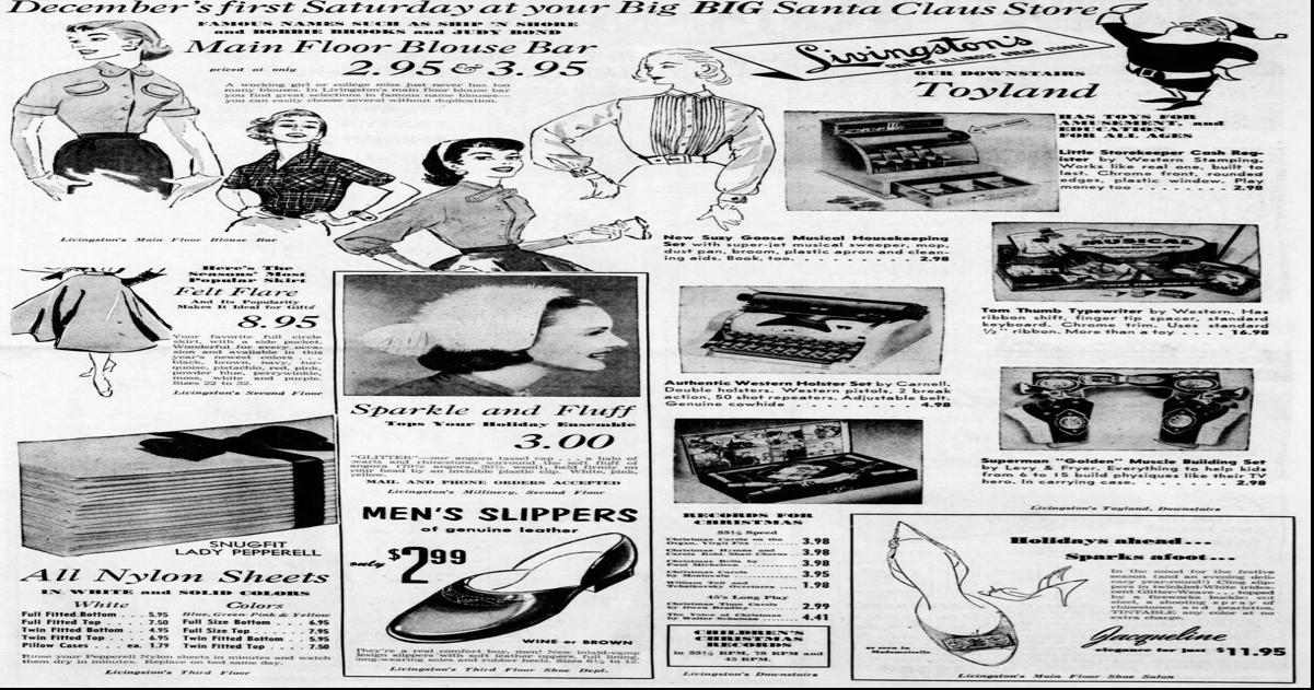📰 A blast from the past: vintage Livingston's ads from The Pantagraph