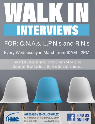 HMC Nurse and CNA Walk-In Interviews 2019