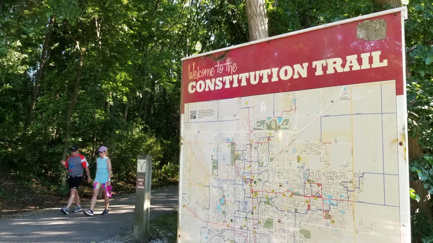 Trailgoers wheel, step into 35th year of opening Constitution Trail