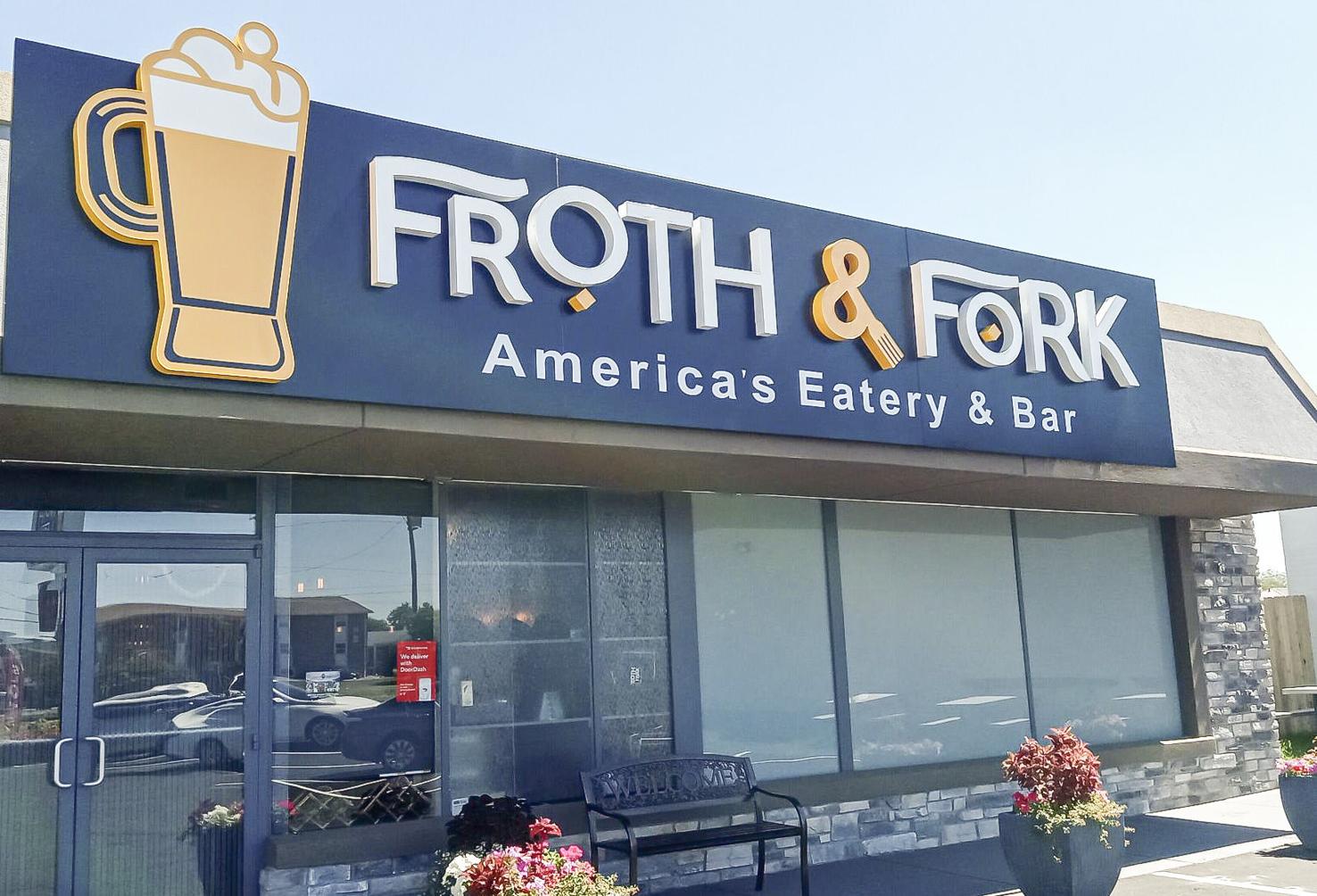 Inside Froth & Fork in Bloomington