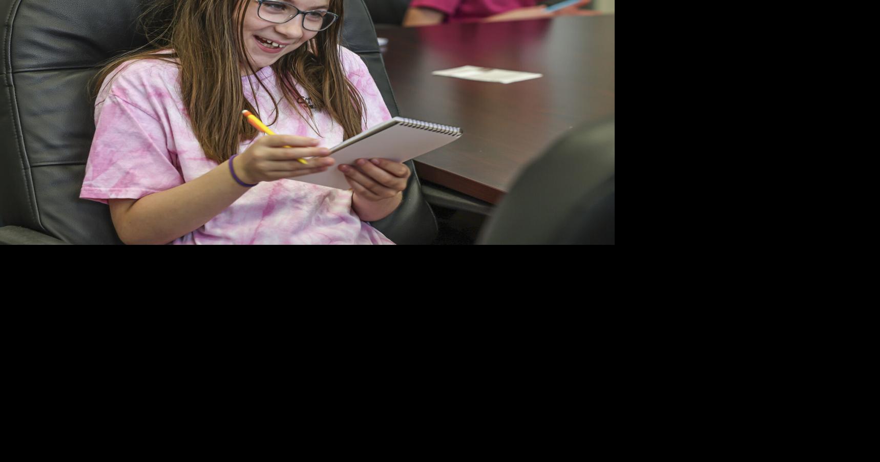 Photos: Students from Scribbles Center for Learning visit The Pantagraph