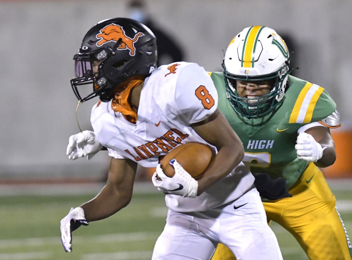 Photos: U High football runs into a tough Lanphier squad