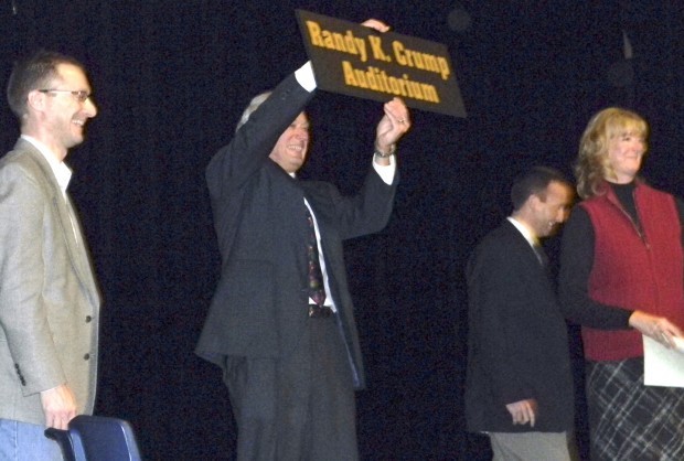 It’s now the Randy K. Crump Auditorium