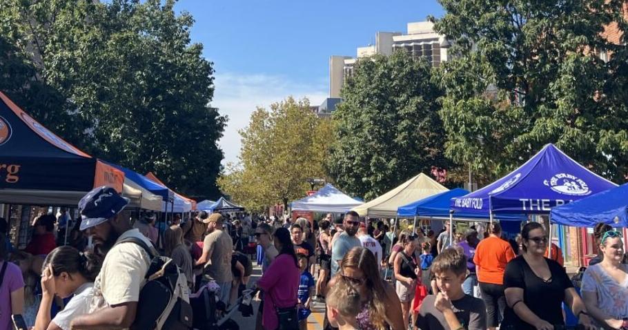 Thousands bounce into uptown Normal for Day of Play