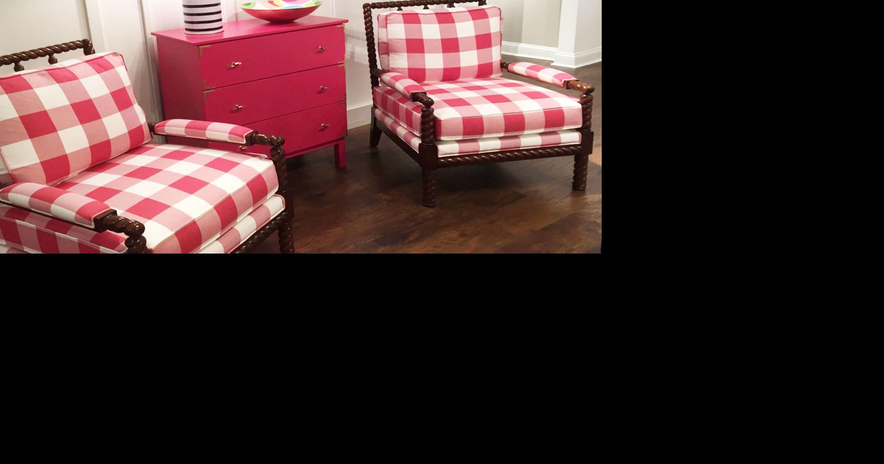 Upholstery is getting livelier thanks to peppy fabrics and bold colors