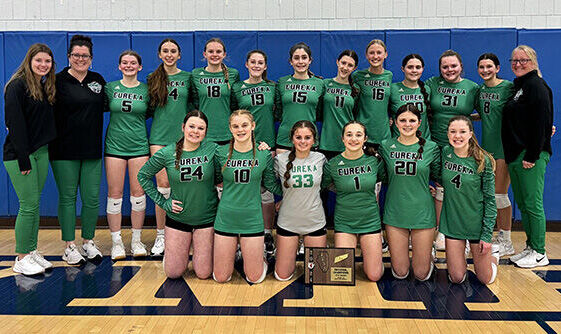 Another season, another volleyball title for Eureka
