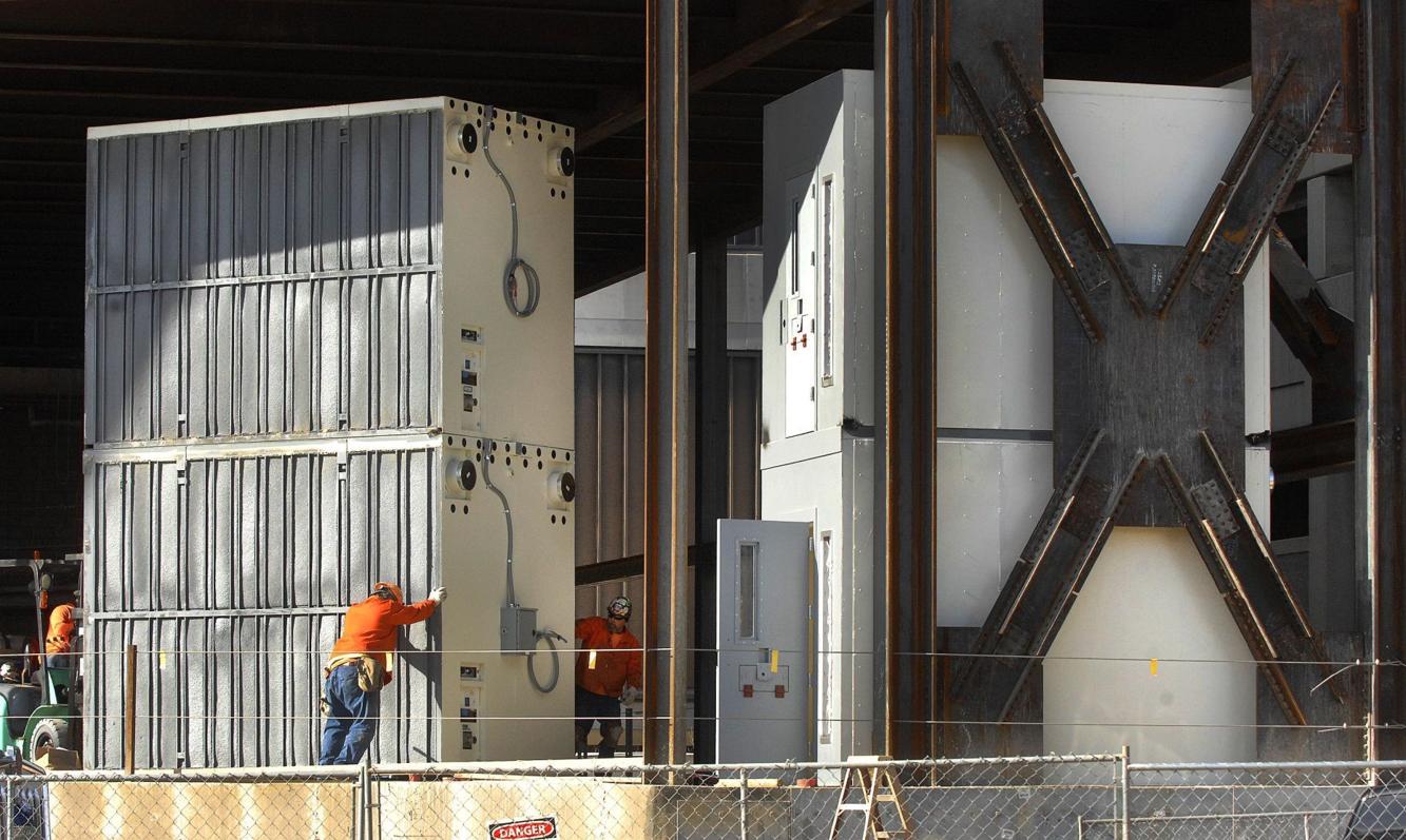 Photos: Modular cells installed in expansion of McLean County Jail