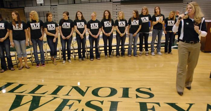 IWU celebrates women’s basketball championship