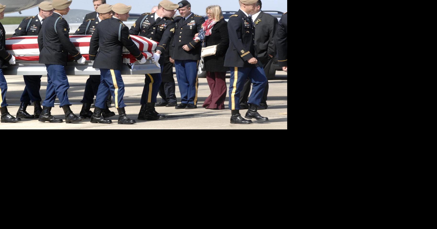 Military provides honor guard, assists Rodgers family