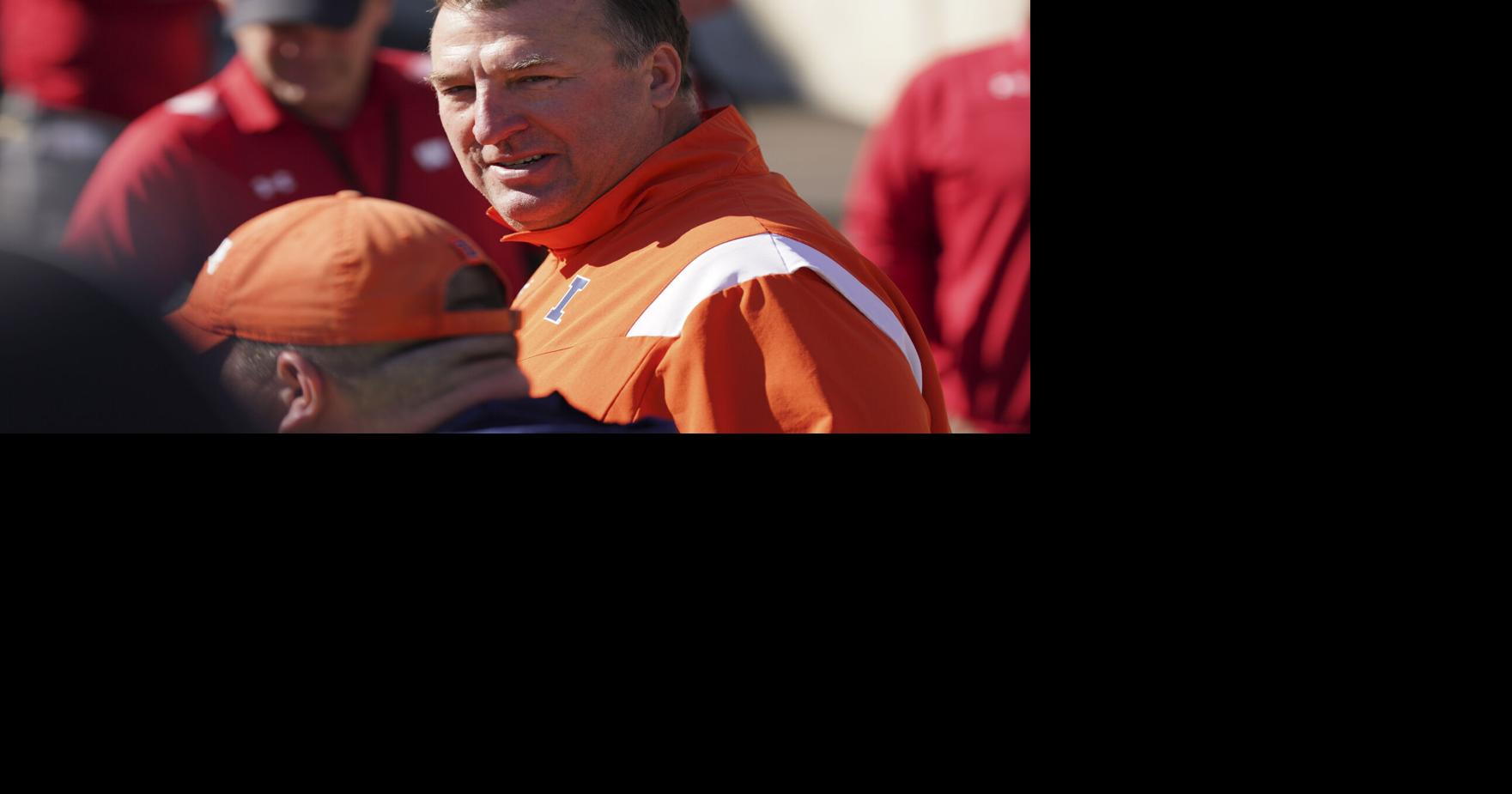Illinois football coach Bret Bielema extended through 2028
